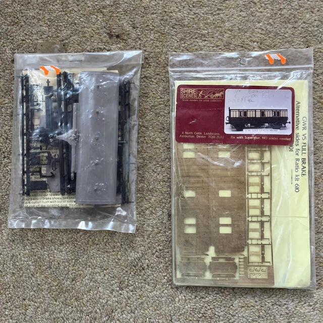 SHIRE SCENES ALTERNATE sides for Ratio 610 S101 GWR V5 Full Brake. 4mm ...