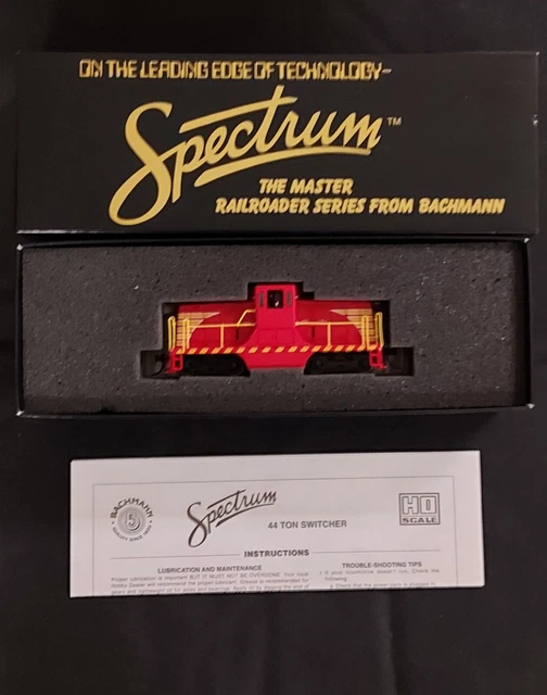 BACHMANN SPECTRUM HO Locomotive #80036 GE 44 Ton Switcher. Excellent ...