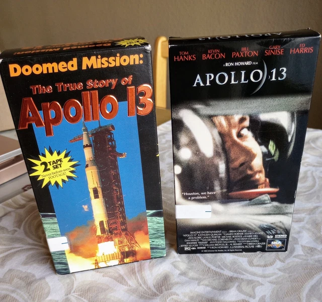 APOLLO13 VHS LOT -Doomed Mission-The True Story of Apollo 13 Tom Hanks ...