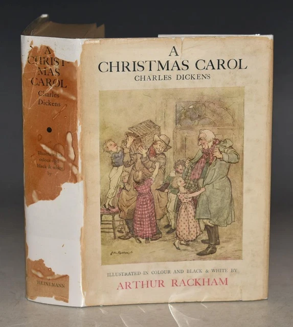 CHARLES DICKENS A Christmas Carol Illustrated Colour Arthur Rackham ...