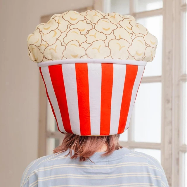 POPCORN HAT HEAD Cover Headdress for Carnival Party Favors Festival ...