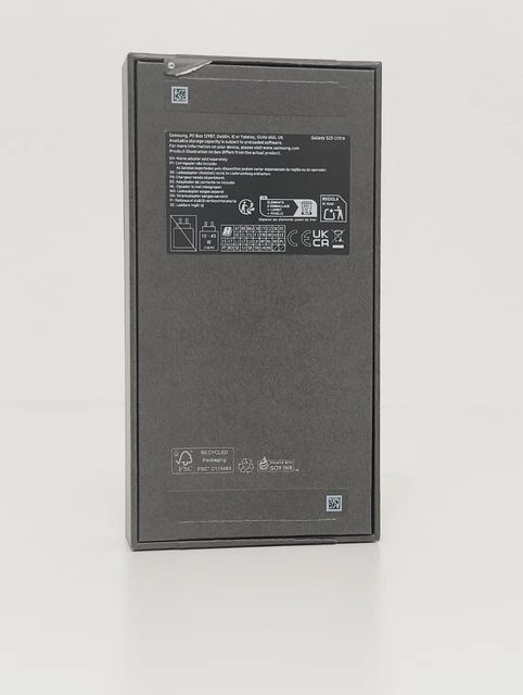 ORIGINAL SAMSUNG GALAXY S25 ultra Verpackung Leerbox Box Karton Silver ...