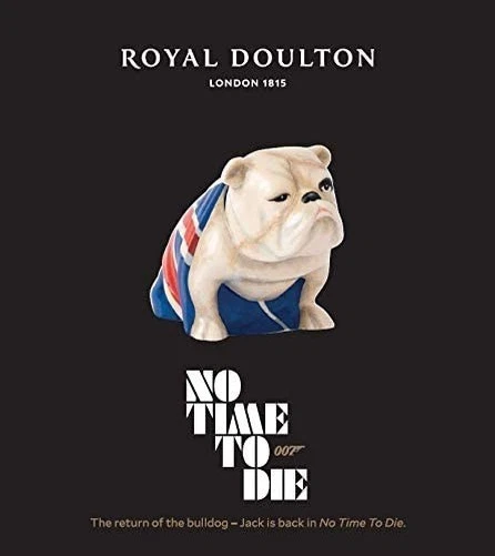 ROYAL DOULTON JAMES Bond No Time to Die Jack the Bulldog Figurine £131. ...