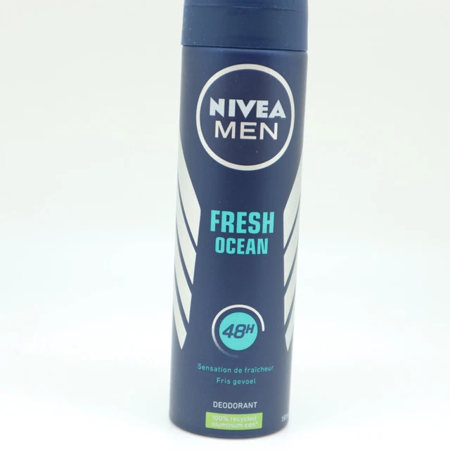 NIVEA MEN FRESH Ocean Deo Spray 150 ml EUR 1,95 - PicClick FR