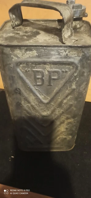VINTAGE BP GAS Canister Petroleum Canister Reserve Canister France £86. ...