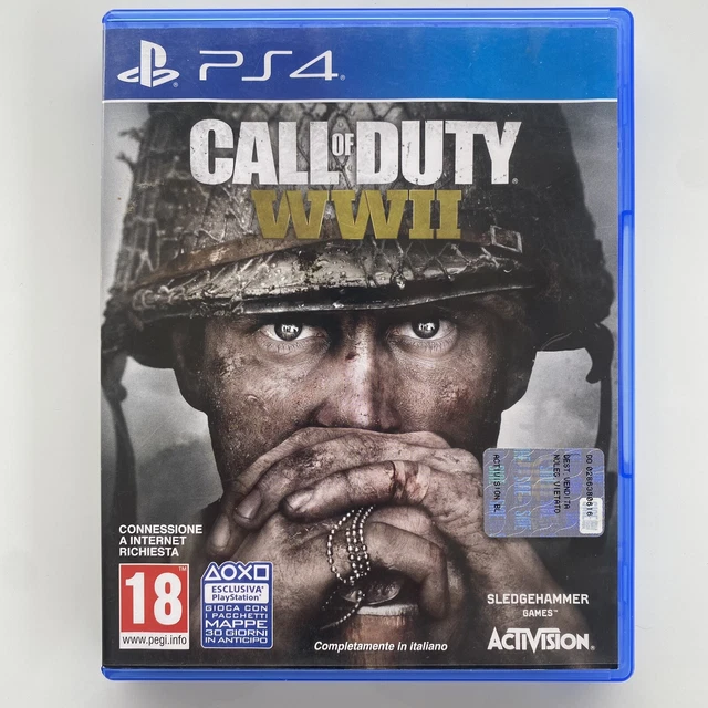 CALL OF DUTY WORLD WAR II gioco COMPLETO ITALIANO COD WW2 Sony ...