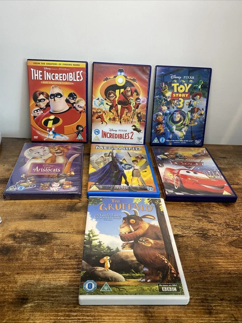 DVD BUNDLE KIDS Fun Movies x 7 Walt Disney Dreamworks and More Children ...