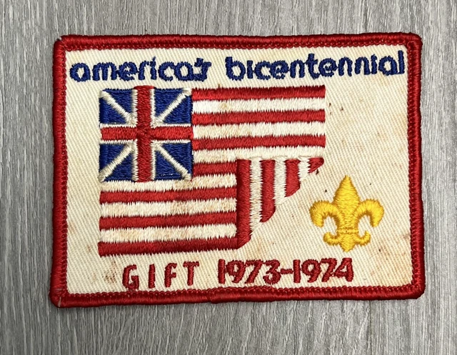VINTAGE AMERICA'S BICENTENNIAL Patch 1973-1974 Boy Scouts Collectible ...