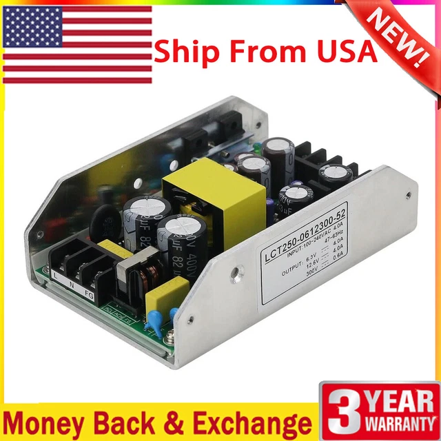 250W TUBE AMPLIFIER Switching Power Supply Module 300V 0.6A 12.6V 4A 6 ...