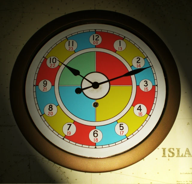 USAAF SECTOR CLOCK, WW2 Operations Room, USA , Replica Clock £36.99 ...