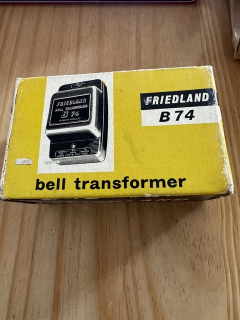 VINTAGE FRIEDLAND B74 bell chime transformer bakelite £4.99 - PicClick UK