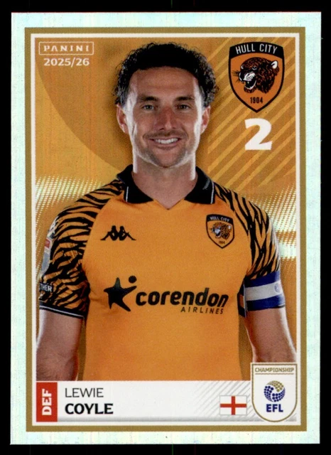 PANINI EFL 2025-2026 Lewie Beck Hull City No. 128 £2.75 - PicClick UK