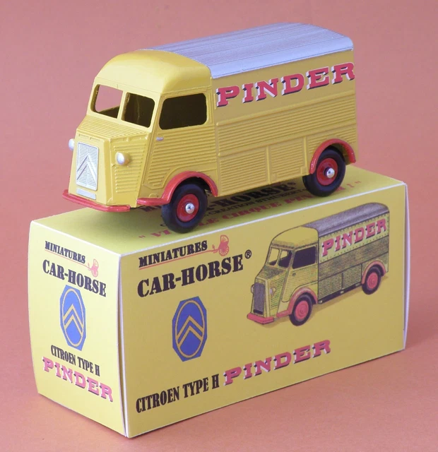 CAR-HORSE CITROEN TYPE h hy Cirque Pinder style Dinky JRD CIJ fin de ...