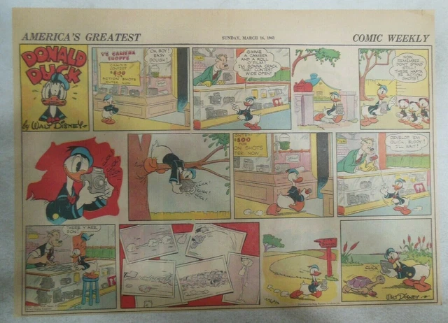 donald-duck-sunday-page-by-walt-disney-from-3-16-1941-half-page-size-6
