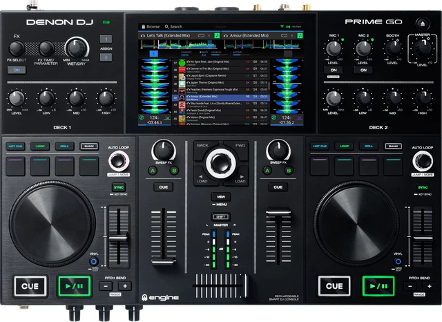 DENON DJ PRIME Go - Standalone 2-Deck DJ-Performance-System - NEU & OVP ...