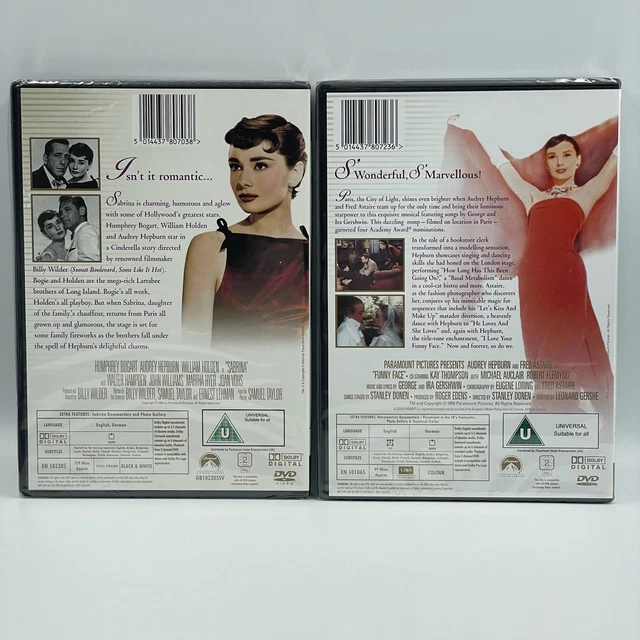 5 X AUDREY Hepburn Classic Film Bundle [DVD] New & Sealed £14.99 ...