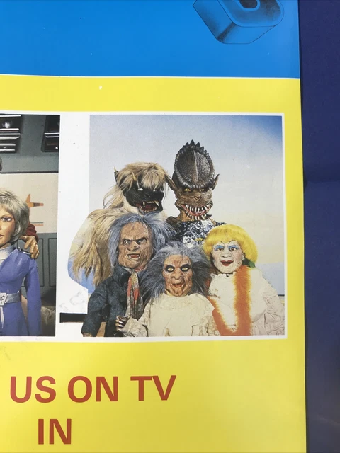 ORIGINAL 80’S TERRAHAWKS A4 TV POSTER GERRY ANDERSON Bandai Zelda ...