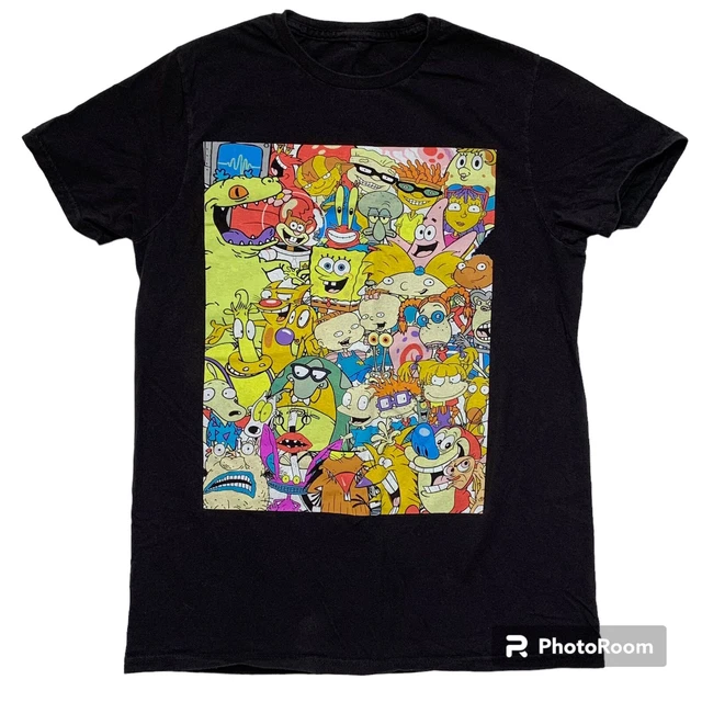 T-SHIRT NICKELODEON HEY Arnold Ragrats Bob l'éponge Thornberry Ren ...