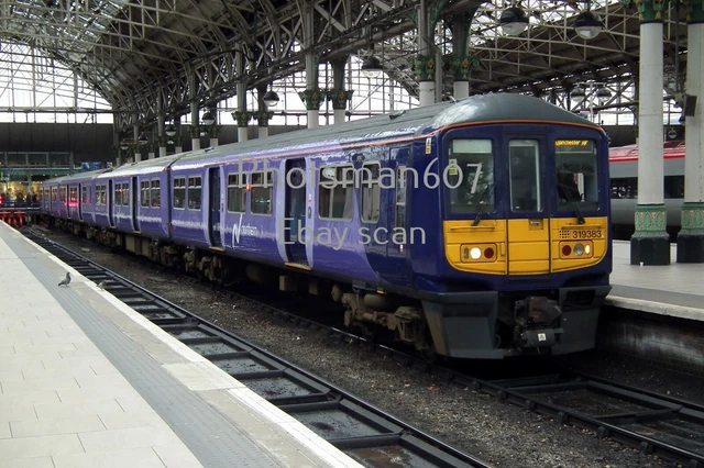 CLASS 319 319383, 4 car EMU, in Northern Electrics at Manchester ...