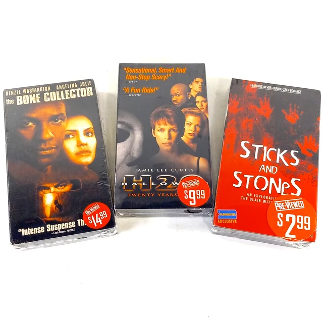 BLOCKBUSTER VIDEO VHS Horror Slasher Serial Killer 3 Movie Lot Pre ...