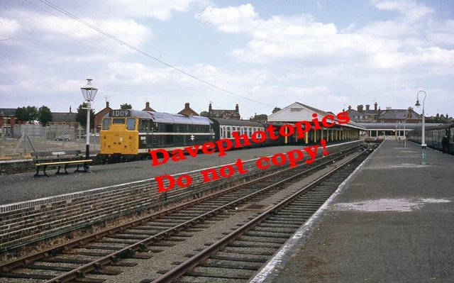 ORIGINAL 35MM Slide Diesel/Steam Train/Railway 5668 @ Skegness 11th Jul ...