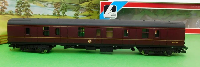 LIMA BR MK1 Gangwayed Full Brake Coach M25742 Lined Maroon OO Boxed ...
