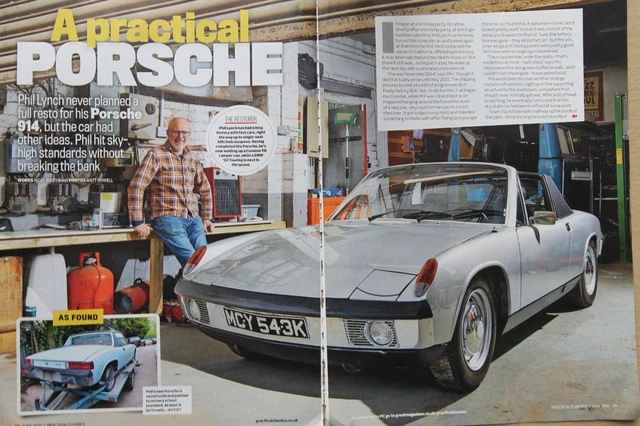 ORIGINAL 2021 PC magazine article: PORSCHE 914, restored and driven £4. ...