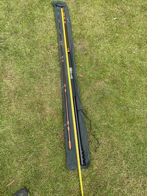 A RARE VINTAGE ABU Atlantic 484 Zoom 11ft 6in Beachcasting Rod Good ...