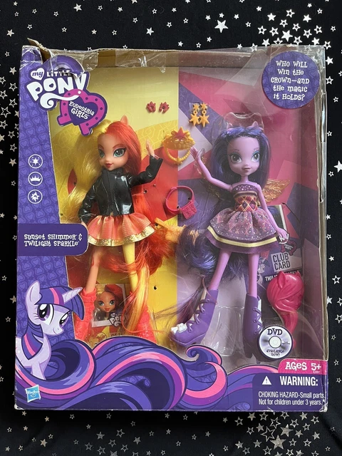 MY LITTLE PONY Equestria Girls Sunset Shimmer and Twilight Sparkle Dolls £25.00 - PicClick UK