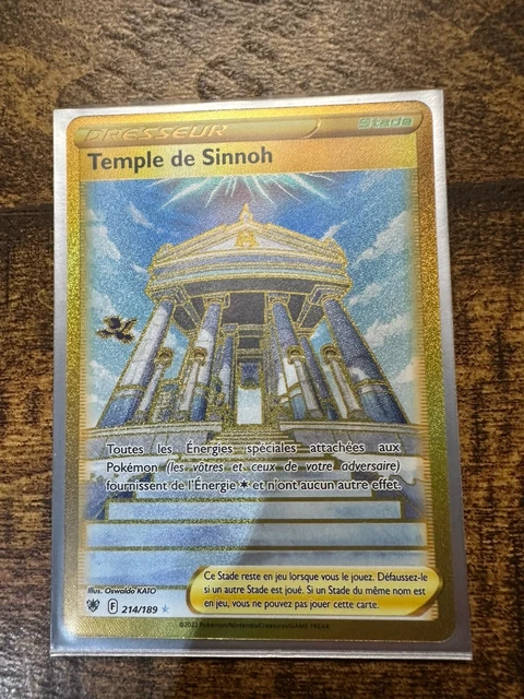 CARTE POKÉMON TEMPLE De Sinnoh 214/189 Gold EUR 10,00 - PicClick FR