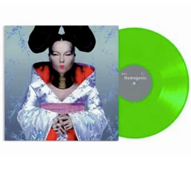 BJORK HOMOGENIC LIMITED edition coloured Green vinyl LP, sealed EUR 90 ...
