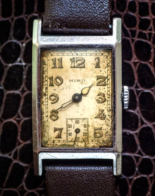 FABULOUS ART DECO Men MIMO (GIRARD PERREGAUX) Swiss Watch - Cal. 93 ...
