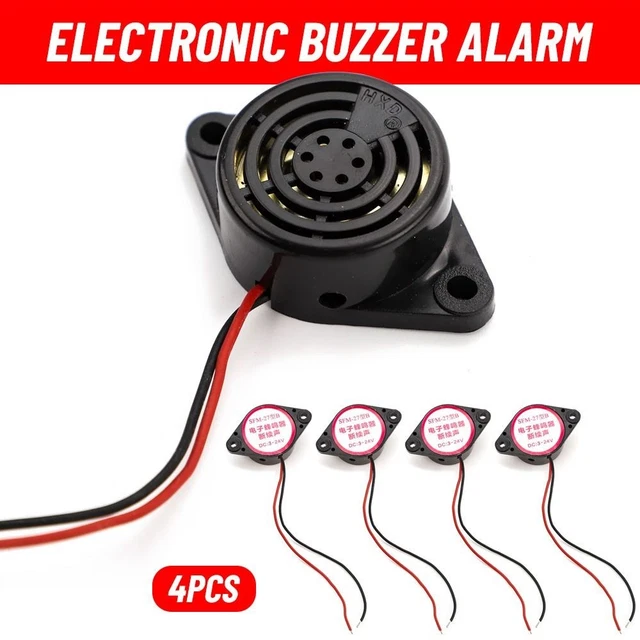 30*15MM ELECTRONIC BUZZER Alarm Constant Tone Sound Beeper Mechanical ...