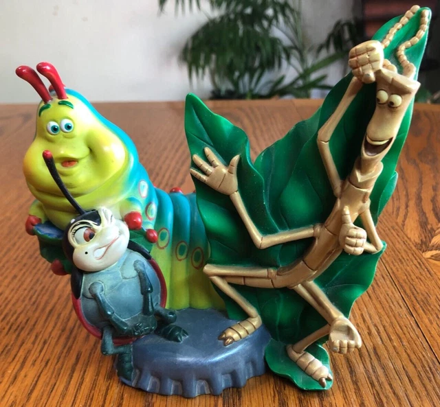 DISNEY PIXAR A Bug's Life Statue Francis Heimlich Hooper 7" H X 7" W £ ...
