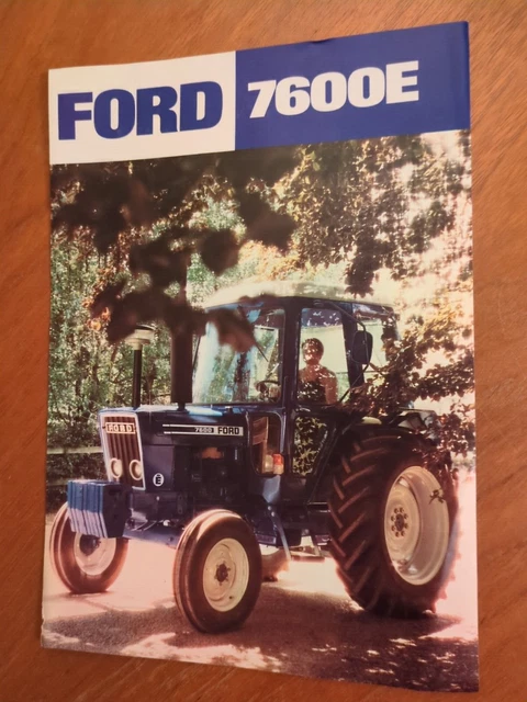 PRE USED FORD 7600E Colour Farming Rare Superb Tractor Collectors ...