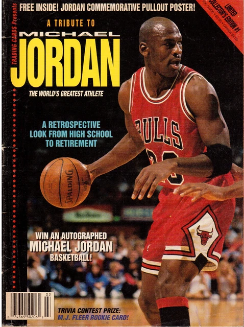 A TRIBUTE TO Michael Jordan magazine Poster Included VGC $50.00 ...