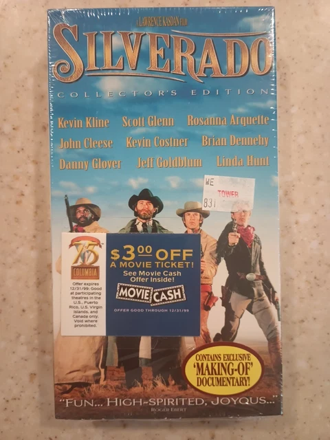SILVERADO VHS TAPE Collector's Edition Kevin Kline Kevin Costner NEW ...