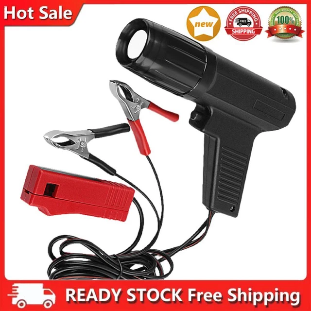 12V IGNITION TIMING Gun Spark Plug Inductive Timing Light Engine Repair ...