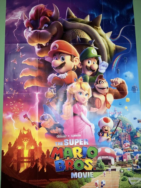 THE SUPER MARIO Bros. Movie (2023) Poster 24" x 36" Single Sided ...