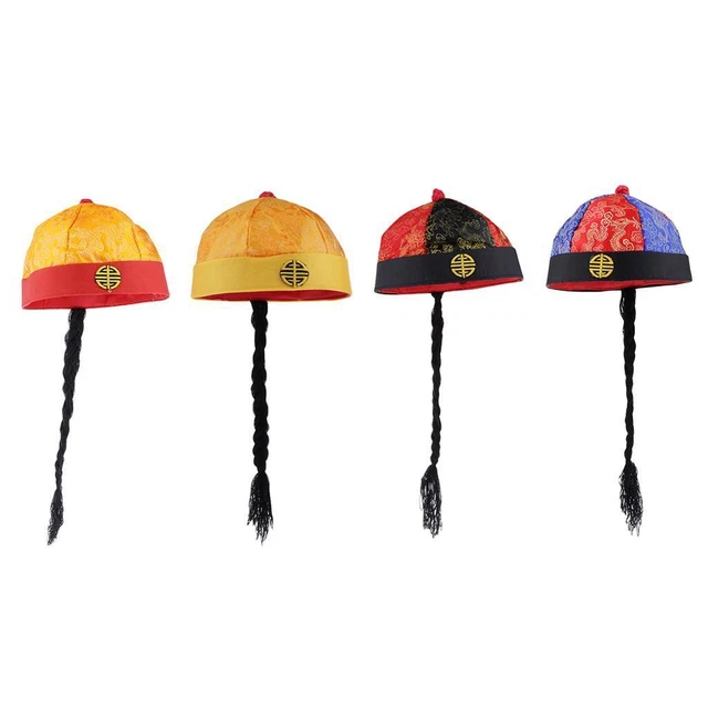 4 CHINESE EMPEROR Cap Oriental Cosplay Party Hat with £14.40 - PicClick UK