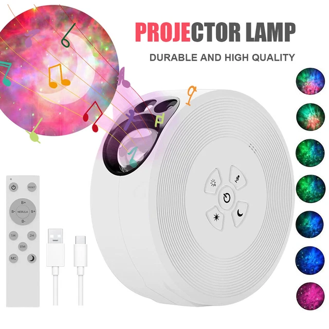STARRY SKY PROJECTOR With Timer 7 Color Combinations Night Light ...