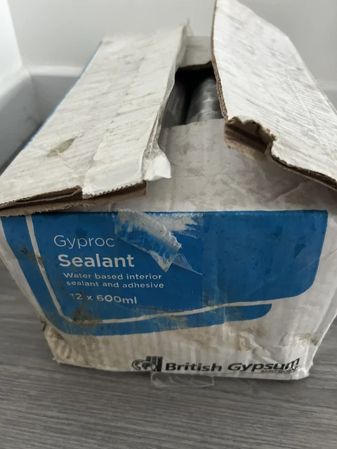 111 X BRITISH Gypsum Gyproc Sealant and Adhesive Foil Pack 4x600ml BB ...