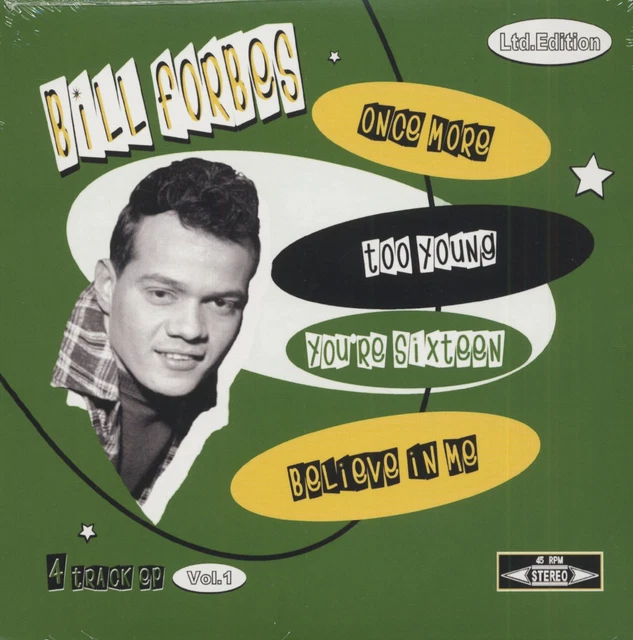 BILL FORBES - Bill Forbes Vol.1 (7 pouces, 45 tr/min, EP, PS) - Singles ...