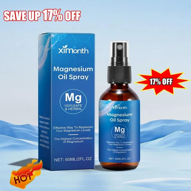 PURE MAGNESIUM OIL Spray - 100% Pure & Natural Magnesium Oil Spray, Non ... PURE MAGNESIUM OIL Spray - 100% Pure & Natural Magnesium Oil Spray, Non ...