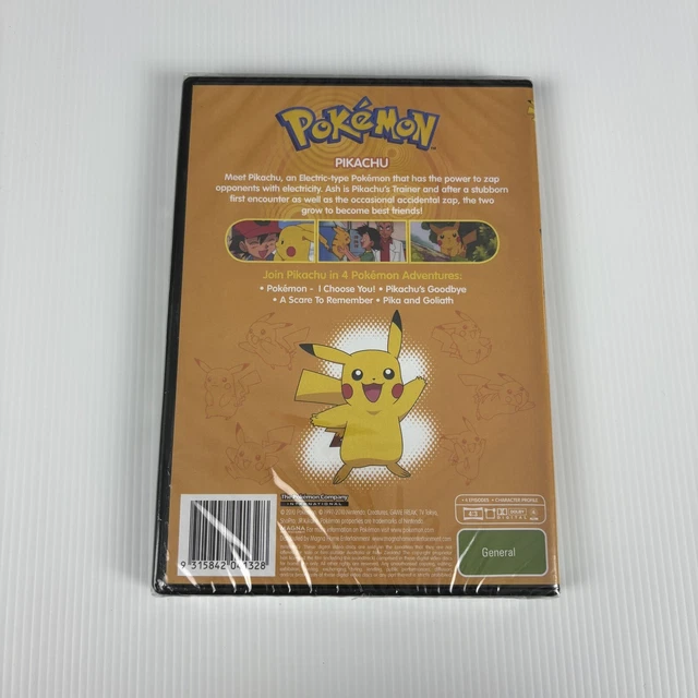 POKÉMON POKEMON DVD Lot x3 Brand New Sealed R4 PAL Lucario Mew Pikachu ...