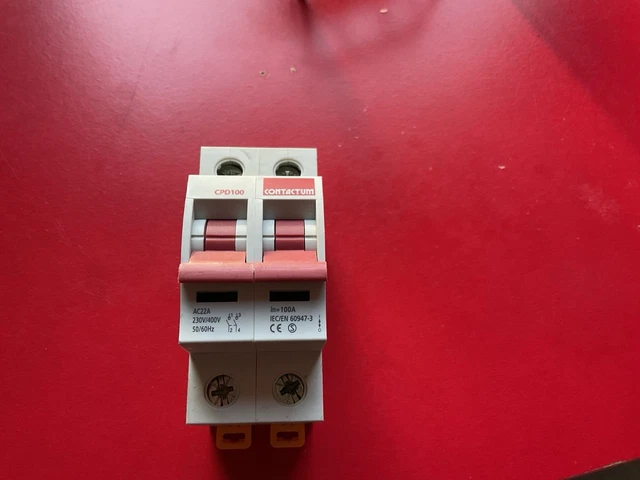 CONTACTUM CPD100 MAIN Switch IEC/EN 60947-3 Isolator Disconnector £8.65 ...