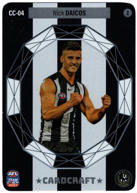 2024 AFL TEAMCOACH [CARD CRAFT] CC-04 [2] Nick DAICOS (COLLINGWOOD ...