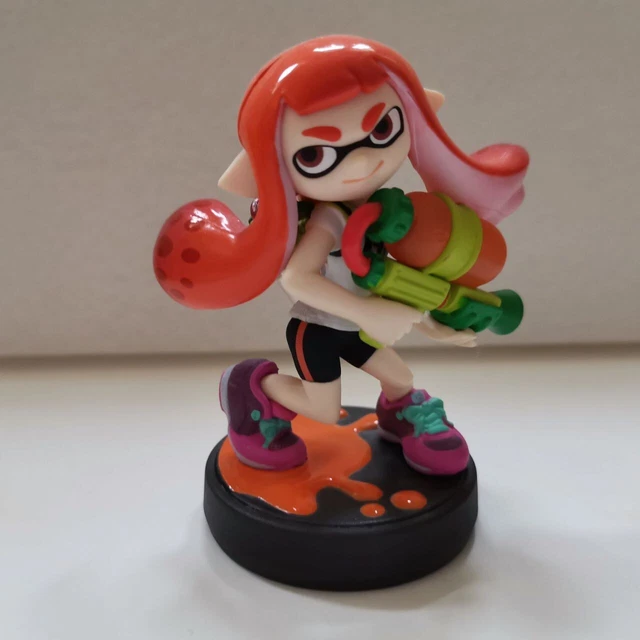 AMIIBO INKLING GIRL Mädchen Orange - Nintendo WiiU Switch Splatoon EUR ...