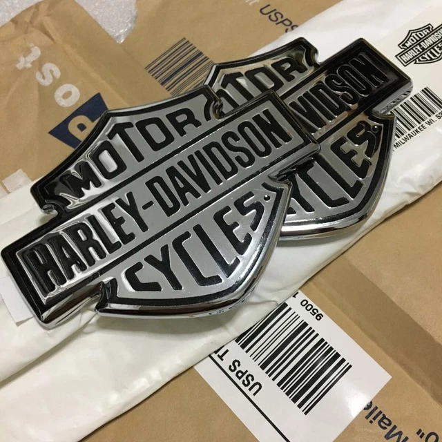 GENUINE HARLEY SOFTAIL Rocker C Tank Emblems Nameplates Decal Badges ...