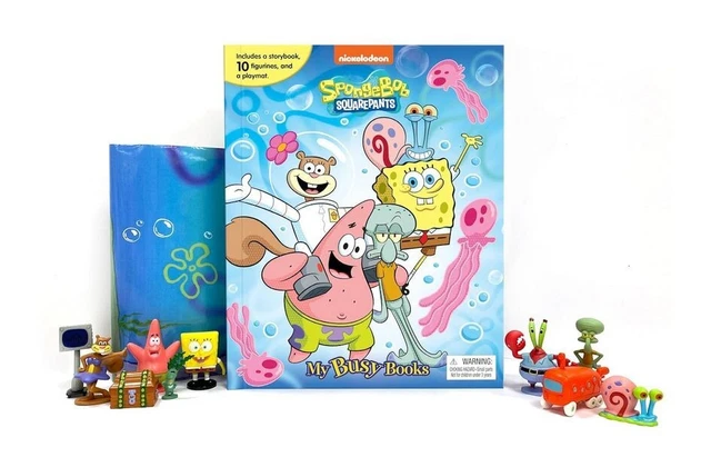 NICKELODEON SPONGEBOB SQUAREPANTS 25th Anniversary My Busy Books Kids ...